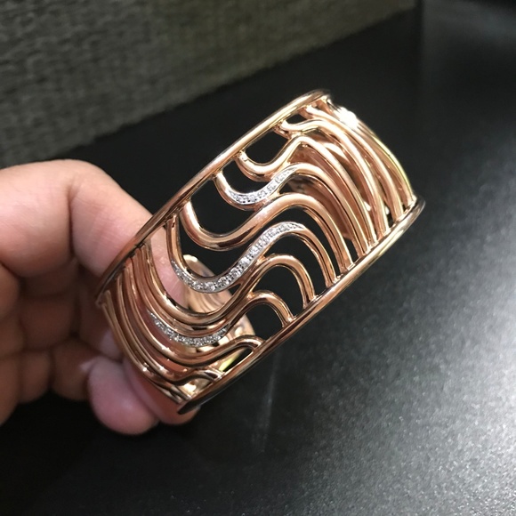 Jewelry | Pre Owned Breuning Wavy Cutout Cuff Bracelet | Poshmark